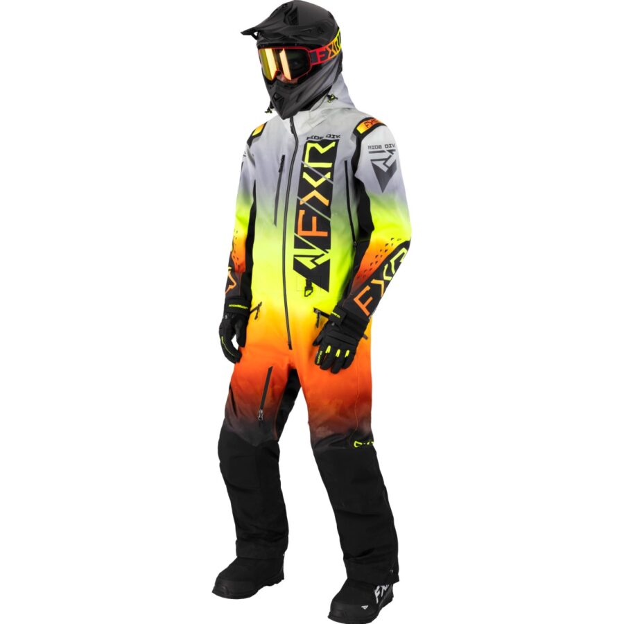 FXR M HELIUM LITE HAALARI WHITE/LIGHTNING - Konejatarvike.com