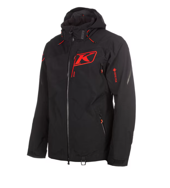 KLIM STORM TAKKI/FIERY RED - BLACK - Konejatarvike.com